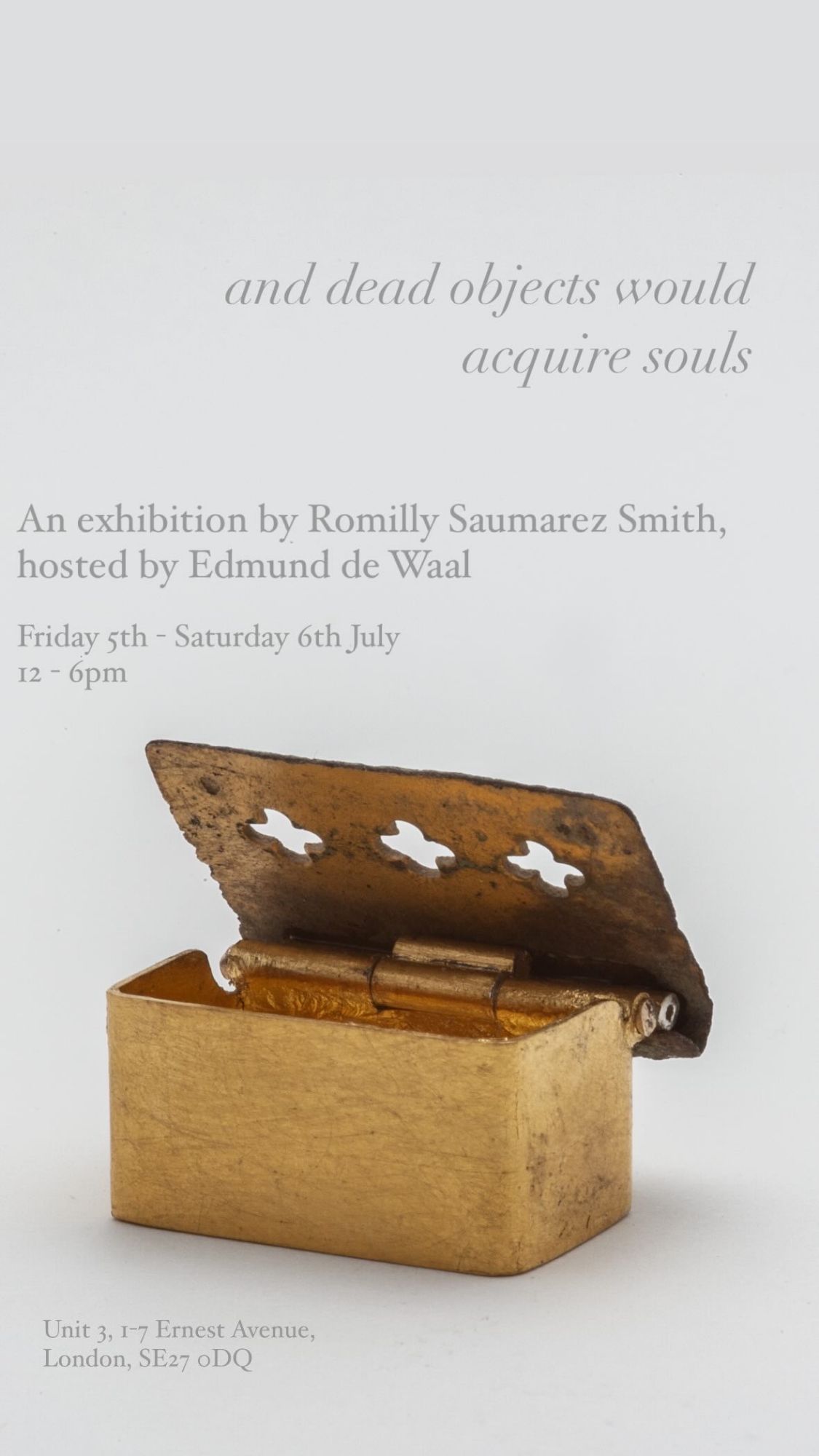 and dead objects would acquire souls (3) | | Charles | Saumarez | Smith
